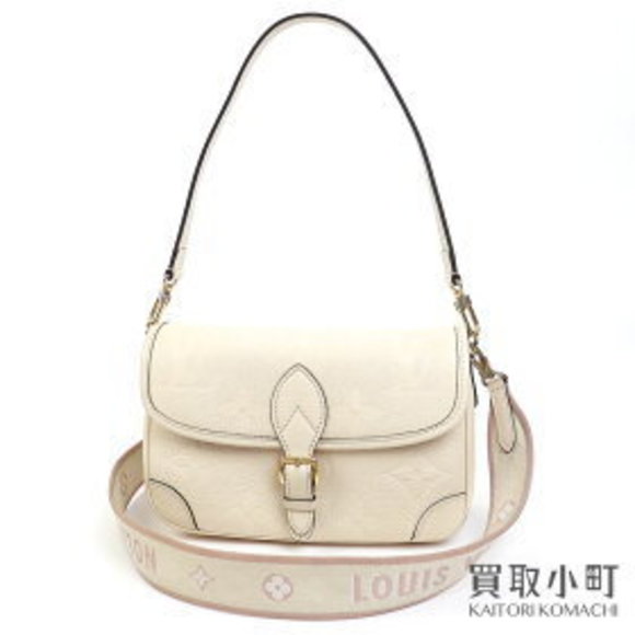 Louis Vuitton | Bags | Louis Vuitton Diane Cream Empreinte Cream ...